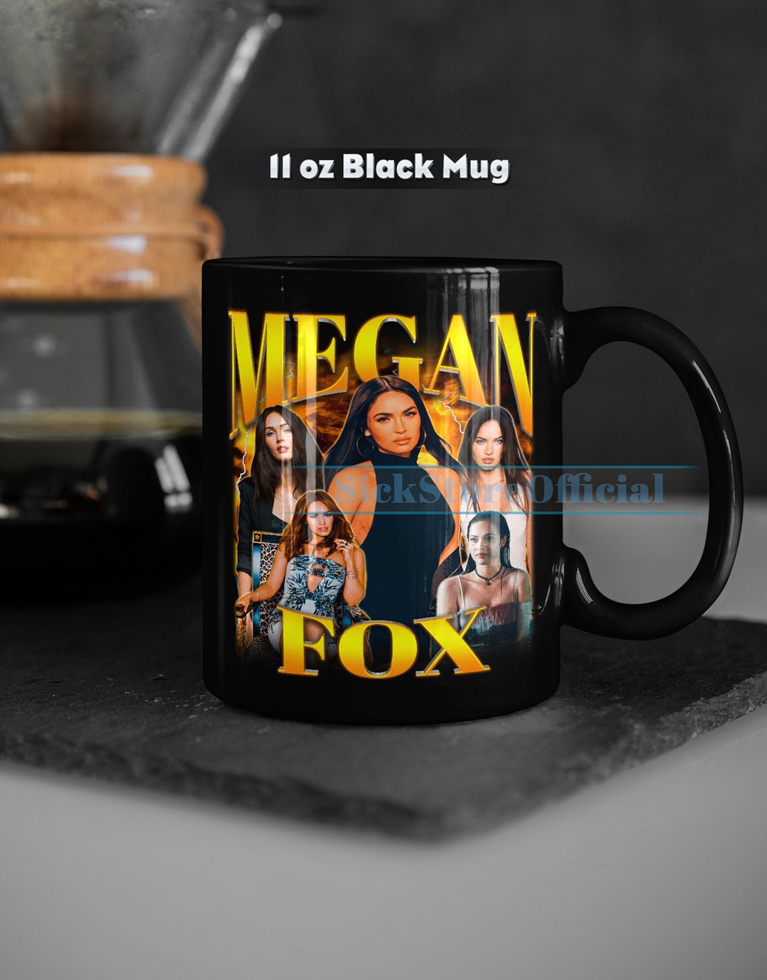 MEGAN FOX Coffee Mug, Megan Fox Tea Mug, Megan Fox Drinkware, Megan Fox ...