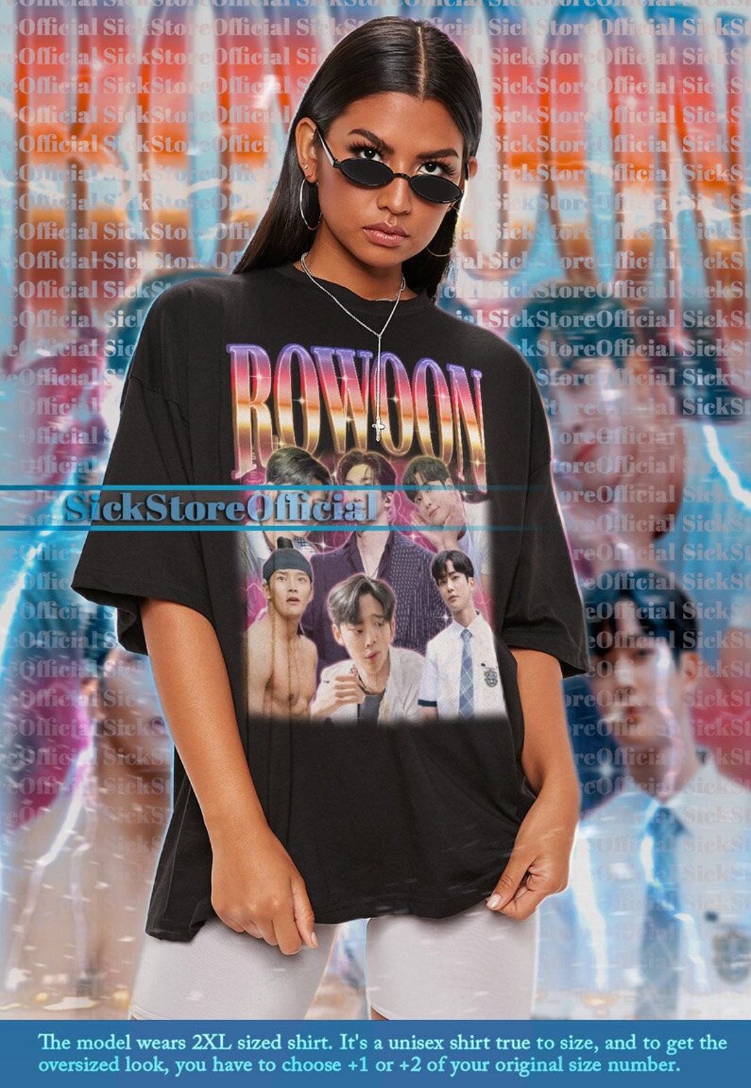 ROWOON SF9 Vintage Shirt, Rowoon Homage Tshirt, Rowoon Fan Tees, Rowoon ...