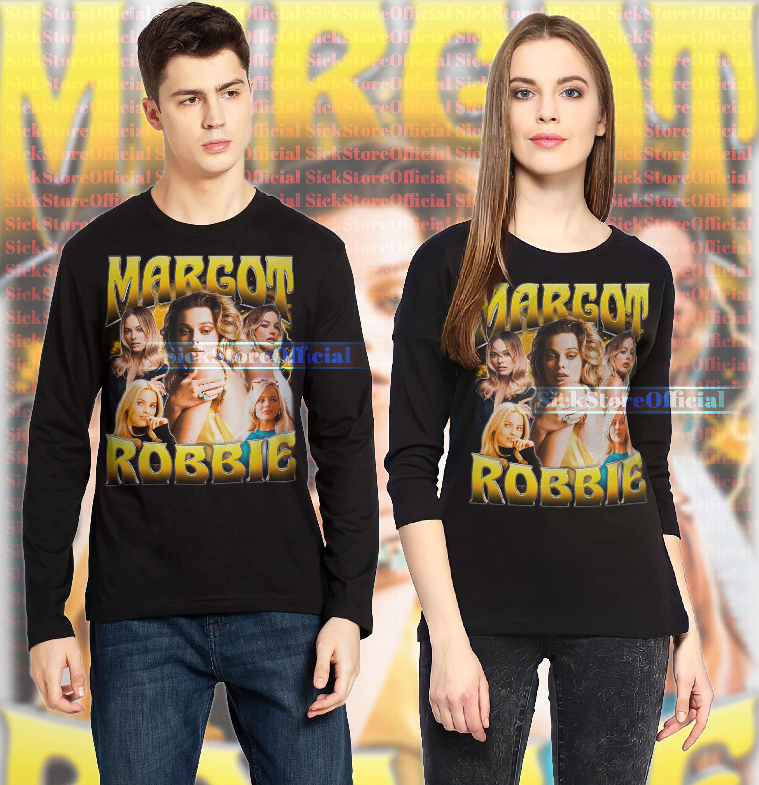 MARGOT ROBBIE Vintage Shirt Margot Robbie Fan Tees Actress - Etsy