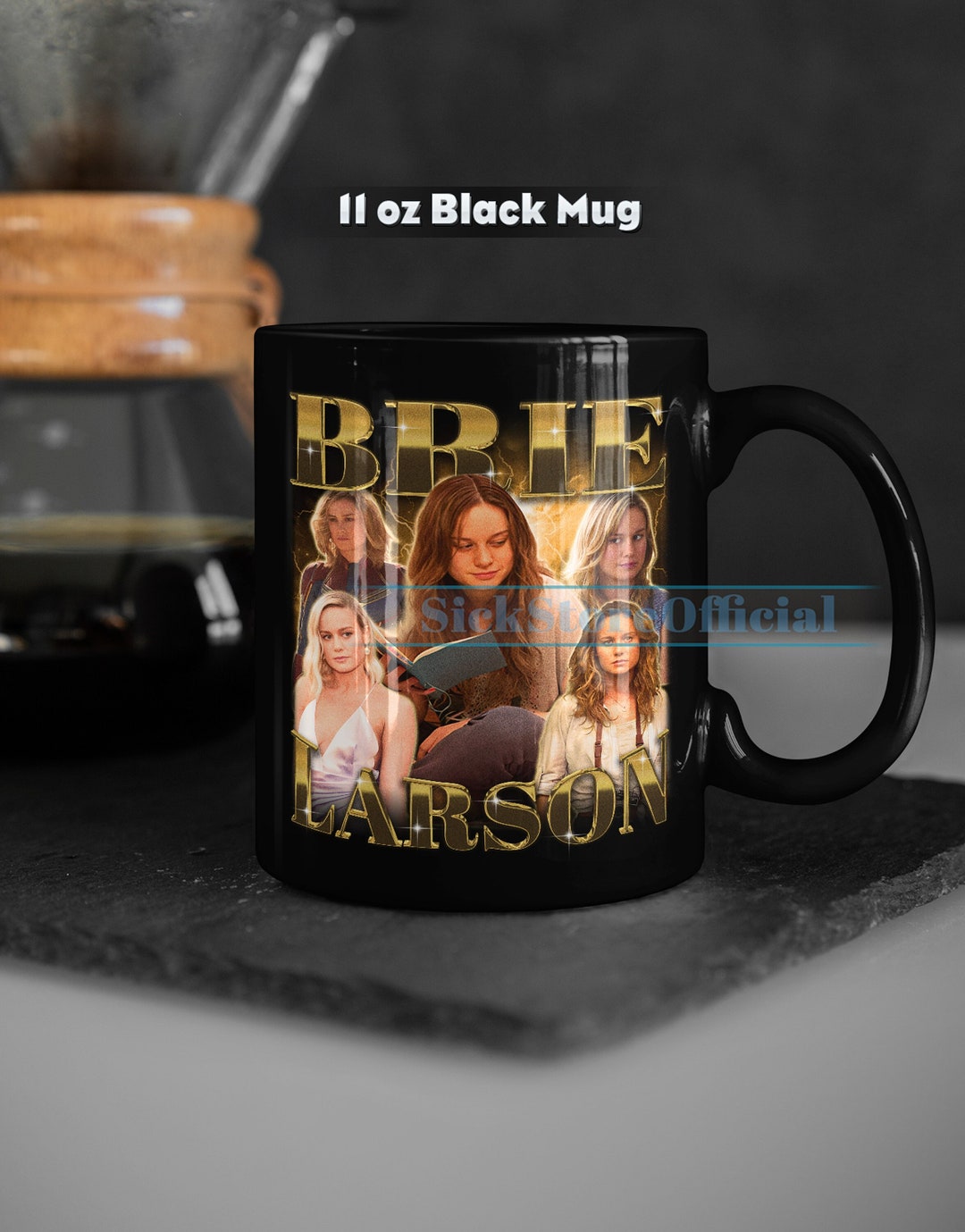 BRIE LARSON Coffee Mug, Brie Larson Tea Mug, Brie Larson Drinkware ...