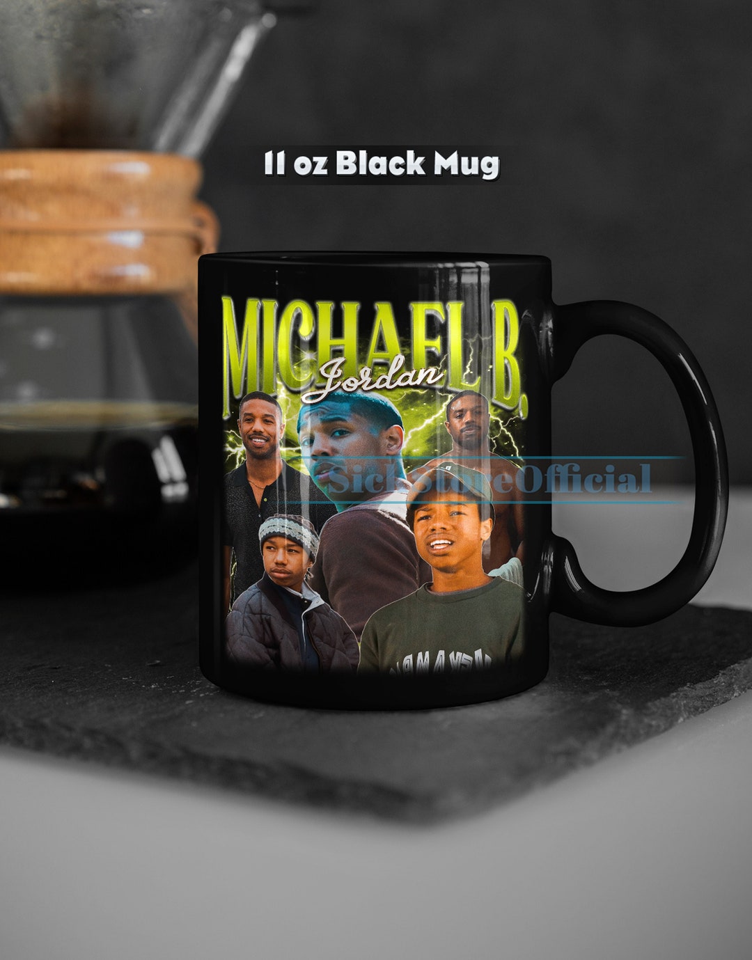 MICHAEL B JORDAN Coffee Mug, Michael B Jordan Tea Mug, Michael B Jordan ...