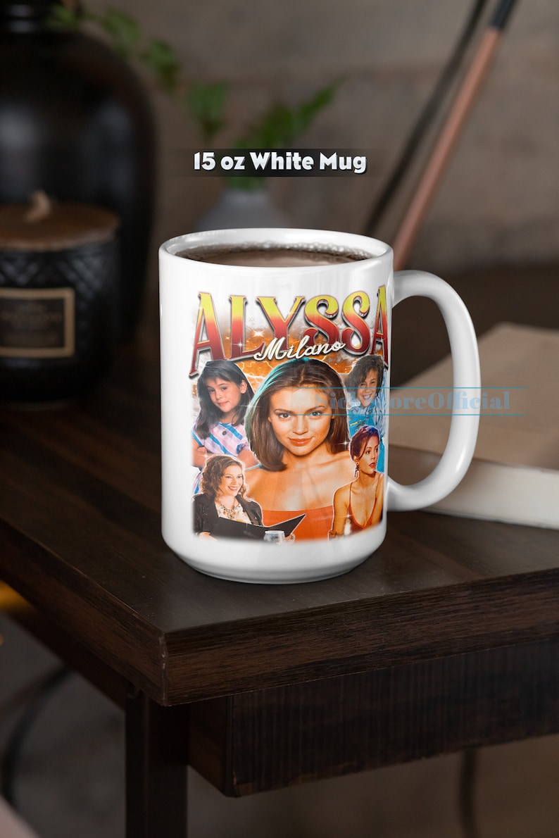 ALYSSA MILANO Coffee Mug Alyssa Milano Tea Mug Alyssa Milano - Etsy