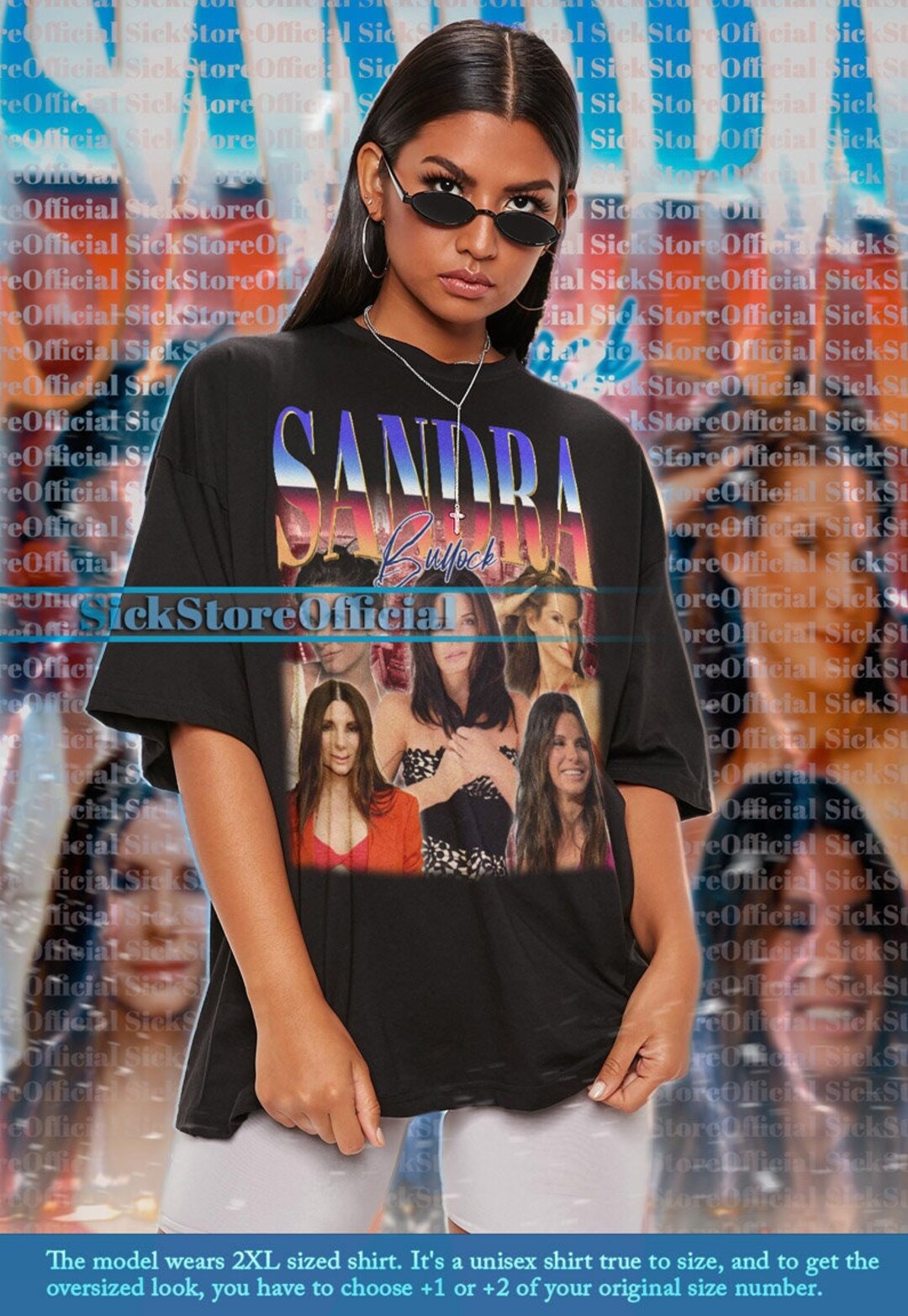 SANDRA BULLOCK Vintage Shirt, Sandra Bullock Homage Tshirt, Sandra ...