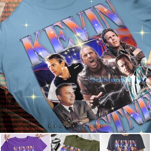 KEVIN COSTNER Vintage Shirt Kevin Costner Homage Retro Kevin Costner ...