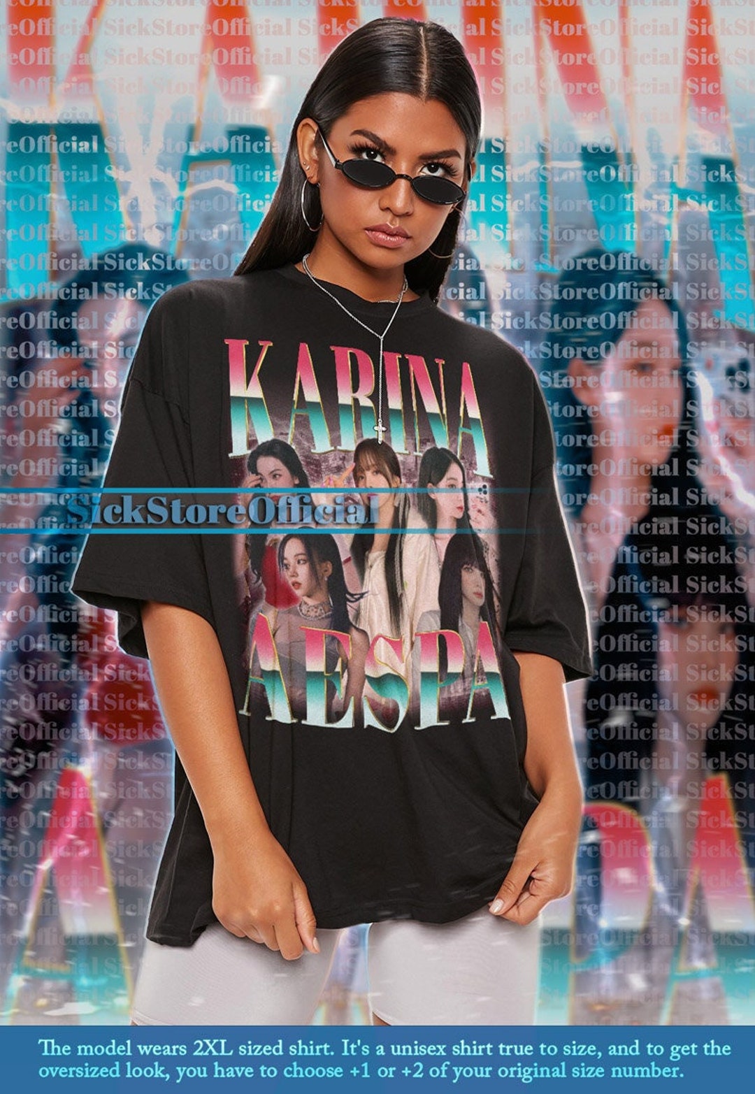 KARINA AESPA Vintage Shirt, Karina Aespa Homage Tshirt, Karina Aespa ...