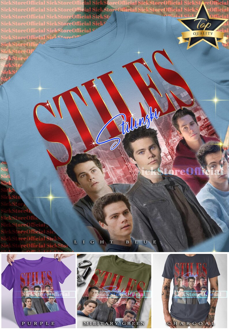 STILES STILINSKI Vintage Shirt, Stiles Stilinski Homage Tshirt, Stiles ...