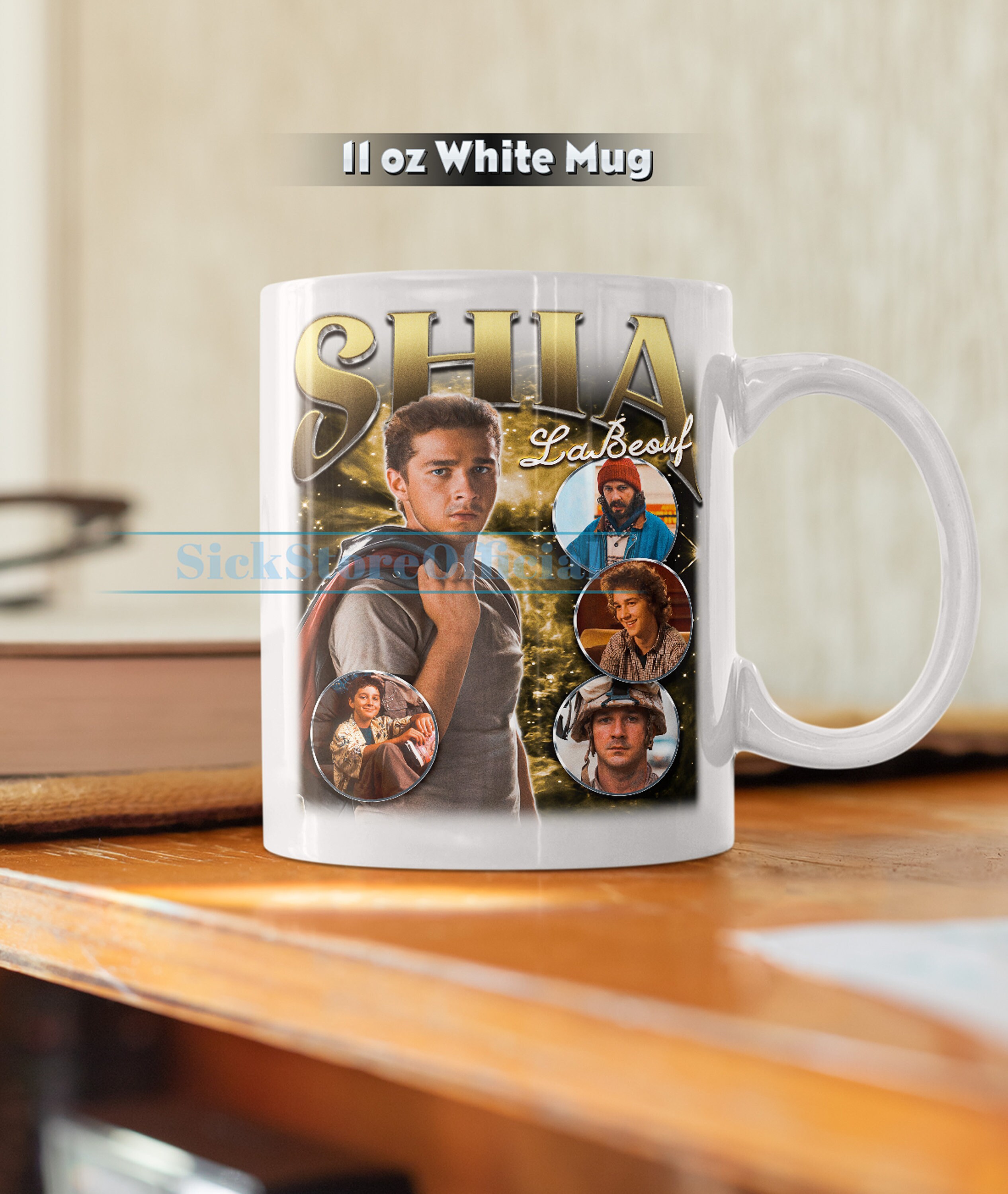 SHIA LABEOUF Coffee Mug, Shia Labeouf Tea Mug, Shia Labeouf Drinkware ...