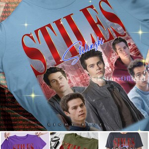 STILES STILINSKI Vintage Shirt, Stiles Stilinski Homage Tshirt, Stiles ...