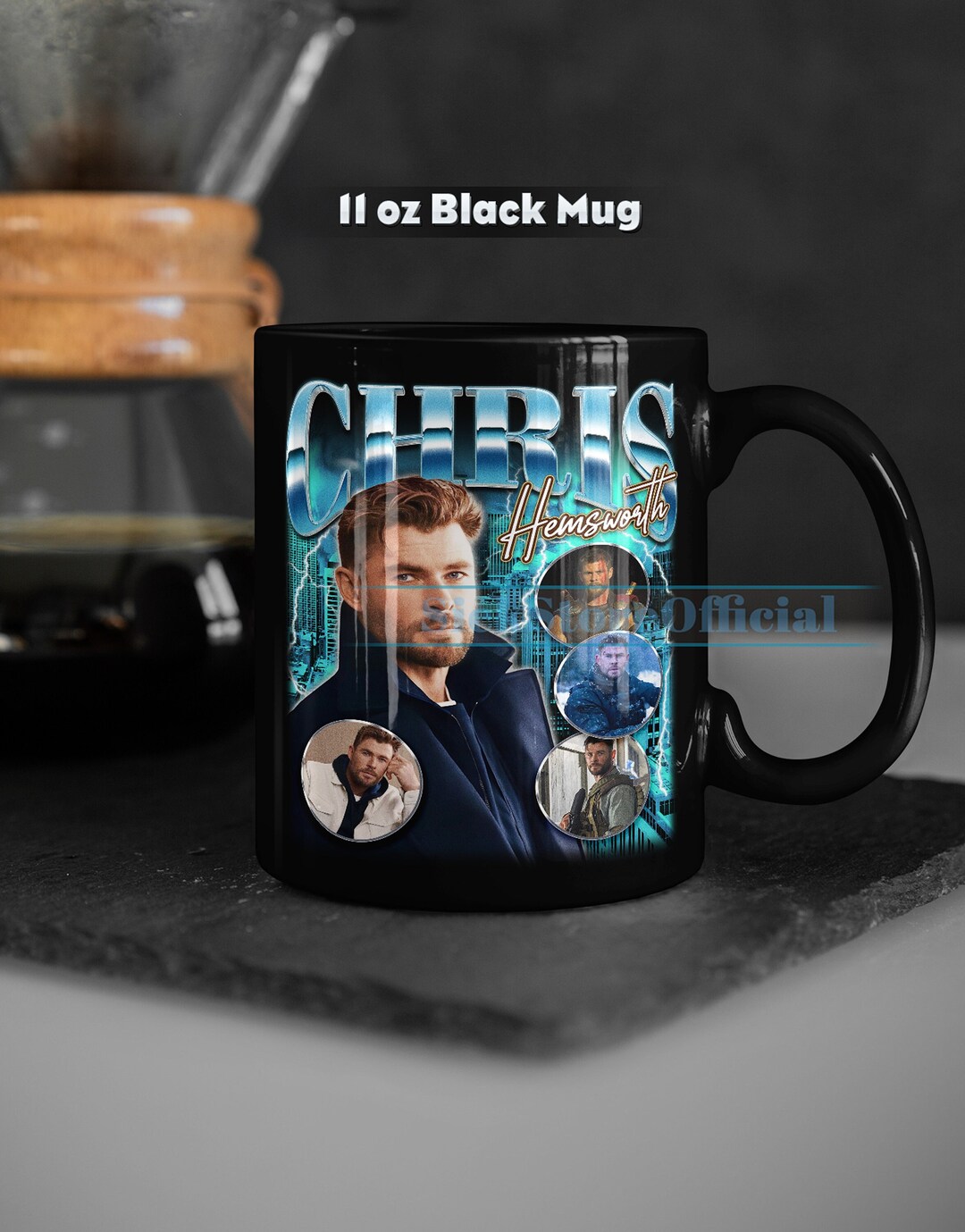CHRIS HEMSWORTH Coffee Mug, Chris Hemsworth Tea Mug, Chris Hemsworth ...