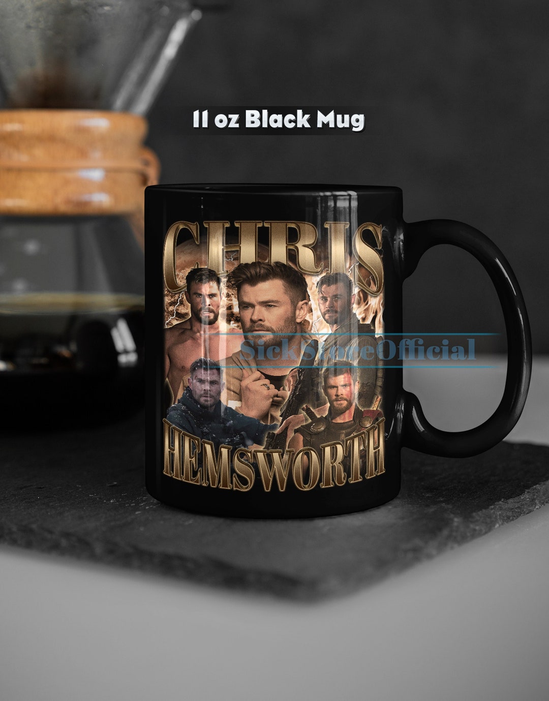CHRIS HEMSWORTH Coffee Mug, Chris Hemsworth Tea Mug, Chris Hemsworth ...