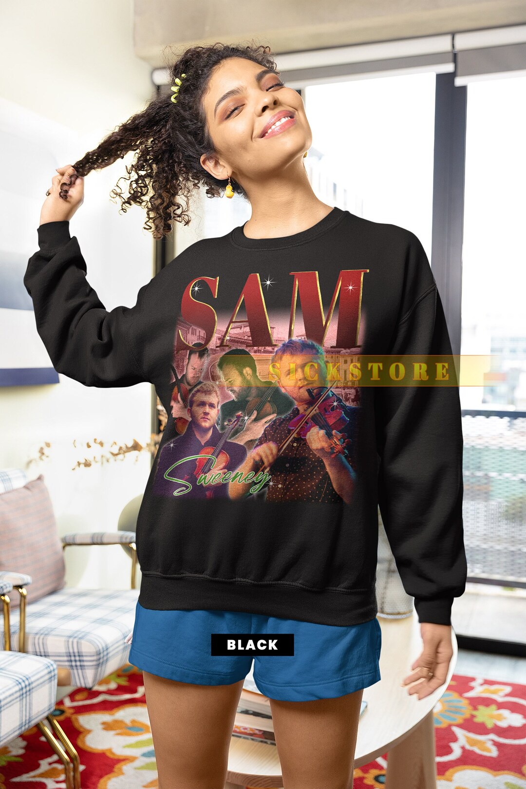 SAM SWEENEY Sweatshirt, Sam Sweeney Homage Tshirt, Sam Sweeney Fan Tees ...