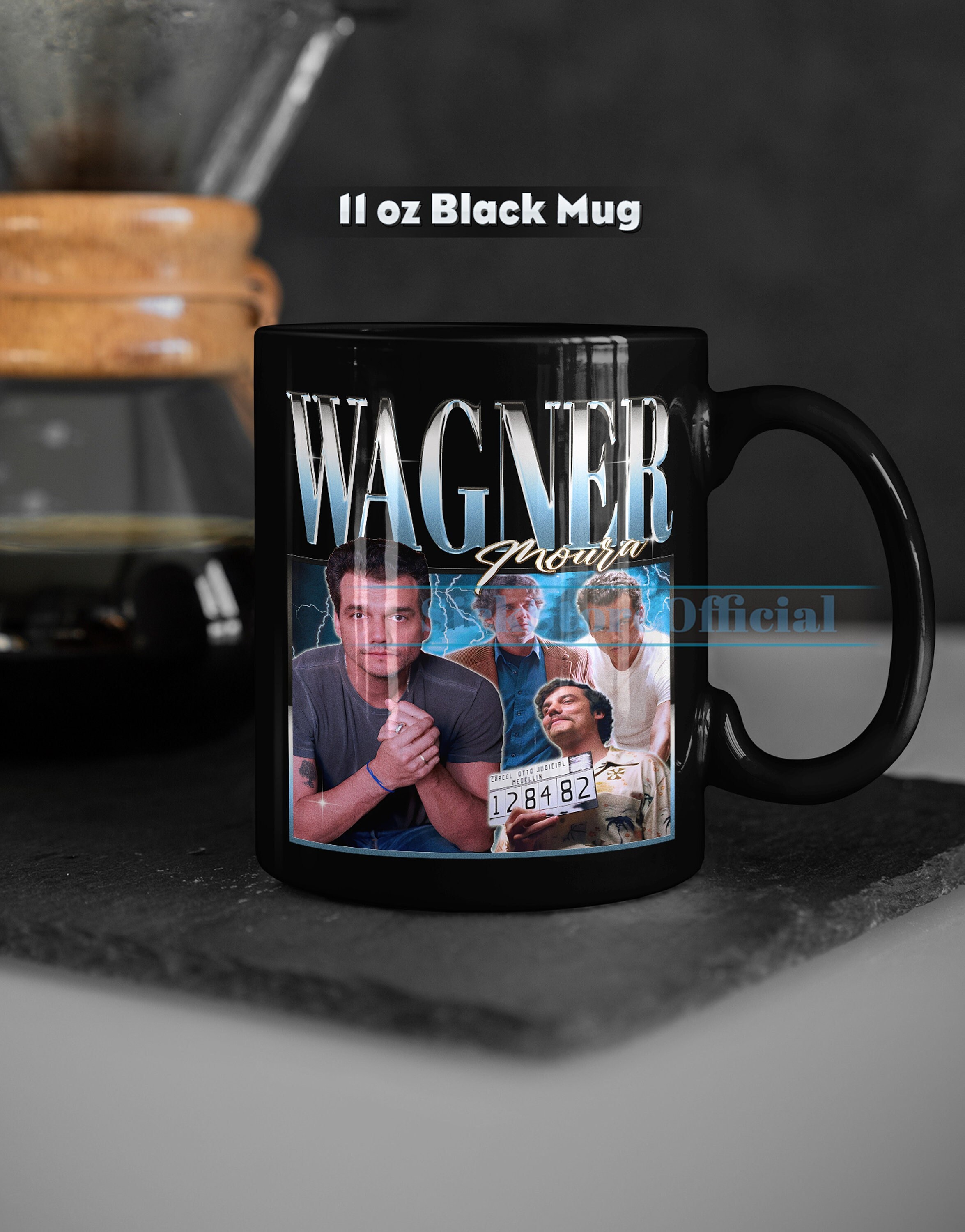 WAGNER MOURA Coffee Mug, Wagner Moura Tea Mug, Wagner Moura Drinkware ...