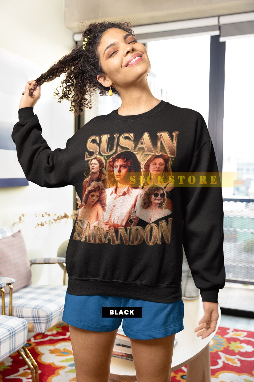 SUSAN SARANDON Sweatshirt, Vintage Susan Sarandon Homage Sweater, Susan ...