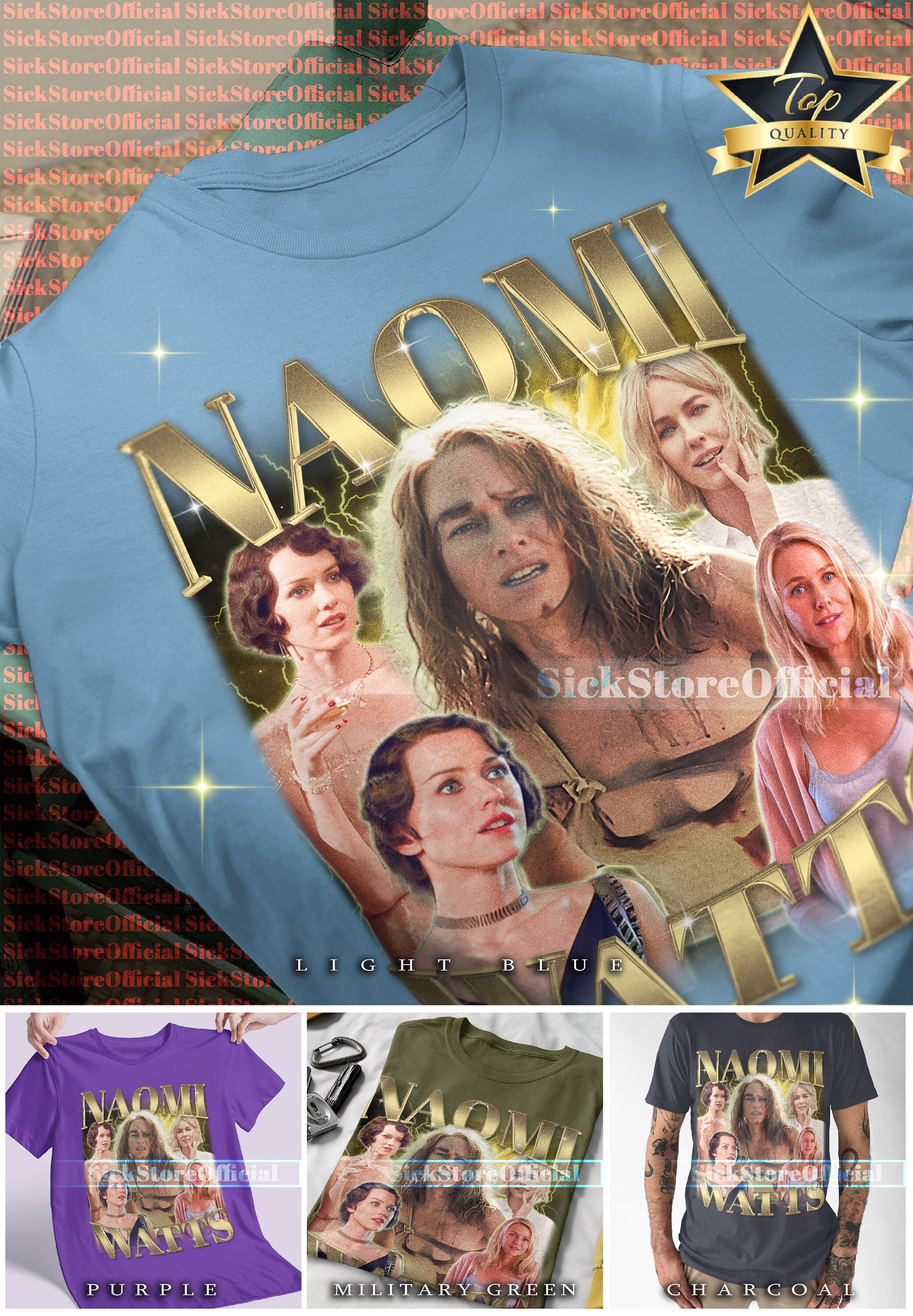NAOMI WATTS Vintage Shirt, Naomi Watts Homage Tshirt, Naomi Watts Fan ...