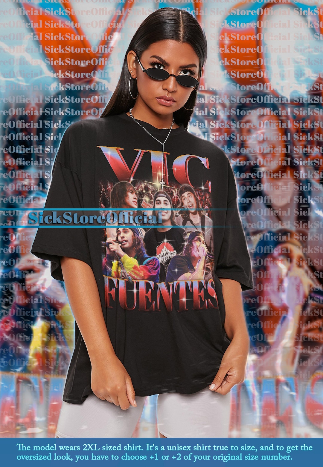 VIC FUENTES Vintage Shirt, Vic Fuentes Homage Tshirt, Vic Fuentes Fan ...