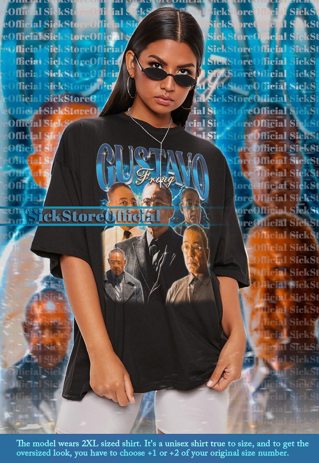 GUSTAVO FRING Shirt, Gustavo Vintage Retro Tshirt, Los Pollos Chille ...