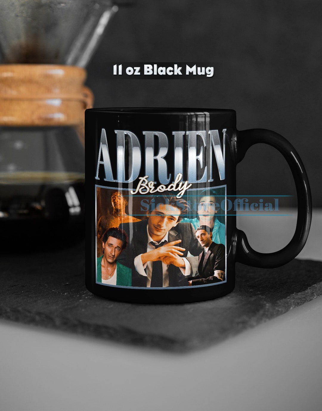 ADRIEN BRODY Coffee Mug, Adrien Brody Tea Mug, Adrien Brody Drinkware ...