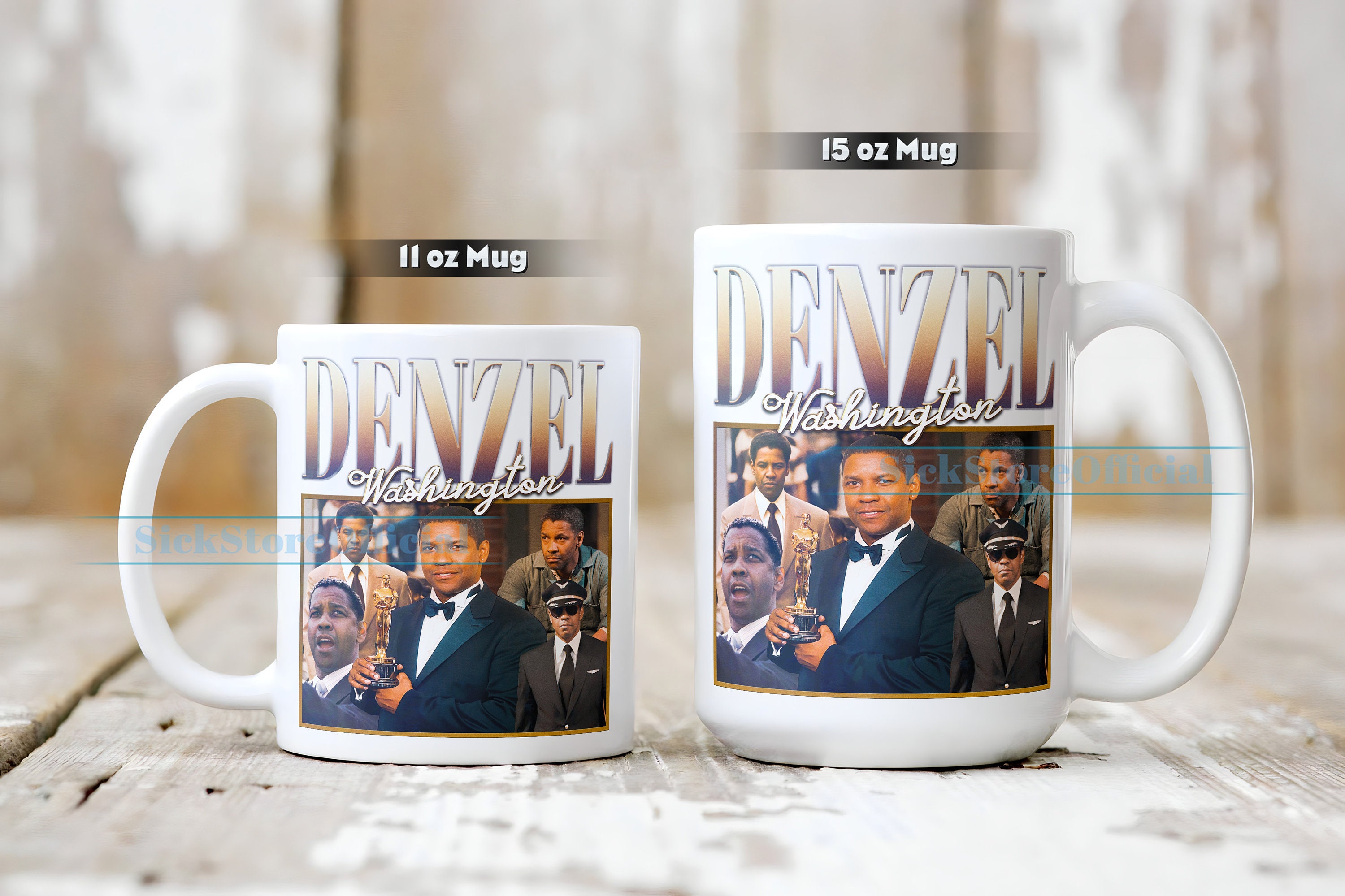 DENZEL WASHINGTON Coffee Mug, Denzel Washington Tea Mug, Denzel ...