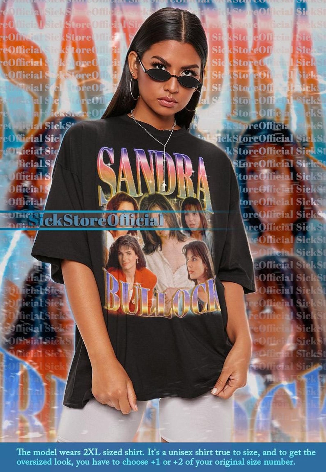 SANDRA BULLOCK Vintage Shirt, Sandra Bullock Homage Tshirt, Sandra ...