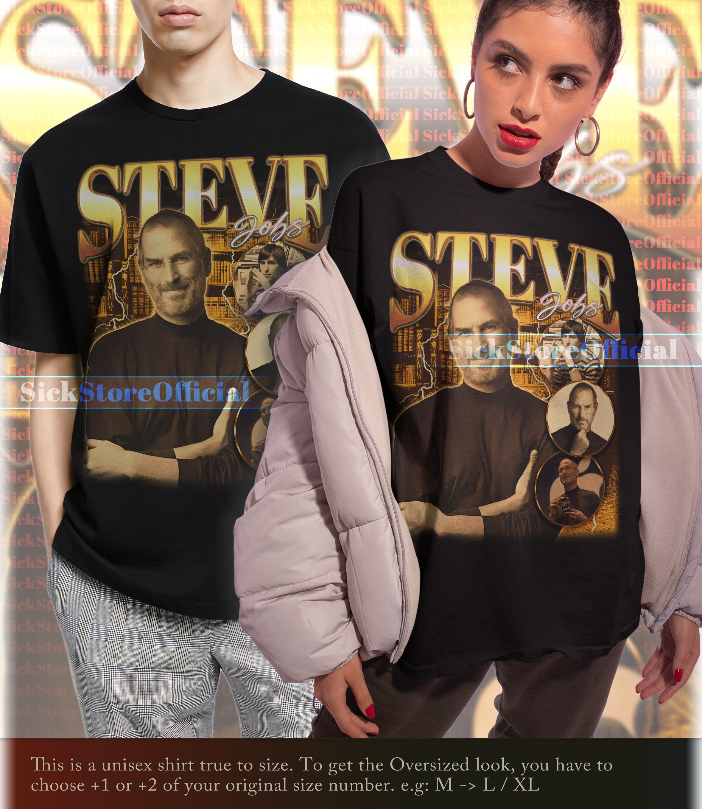 STEVE JOBS Vintage Shirt Steve Jobs Homage Tshirt Steve Jobs - Etsy