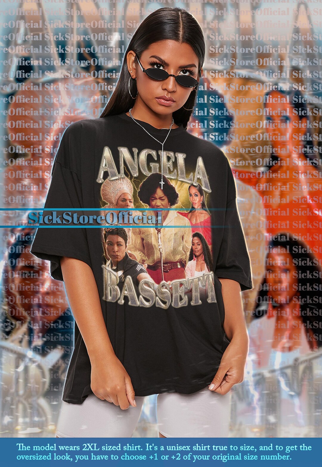 ANGELA BASSETT Vintage Shirt, Angela Bassett Homage Tshirt, Angela ...