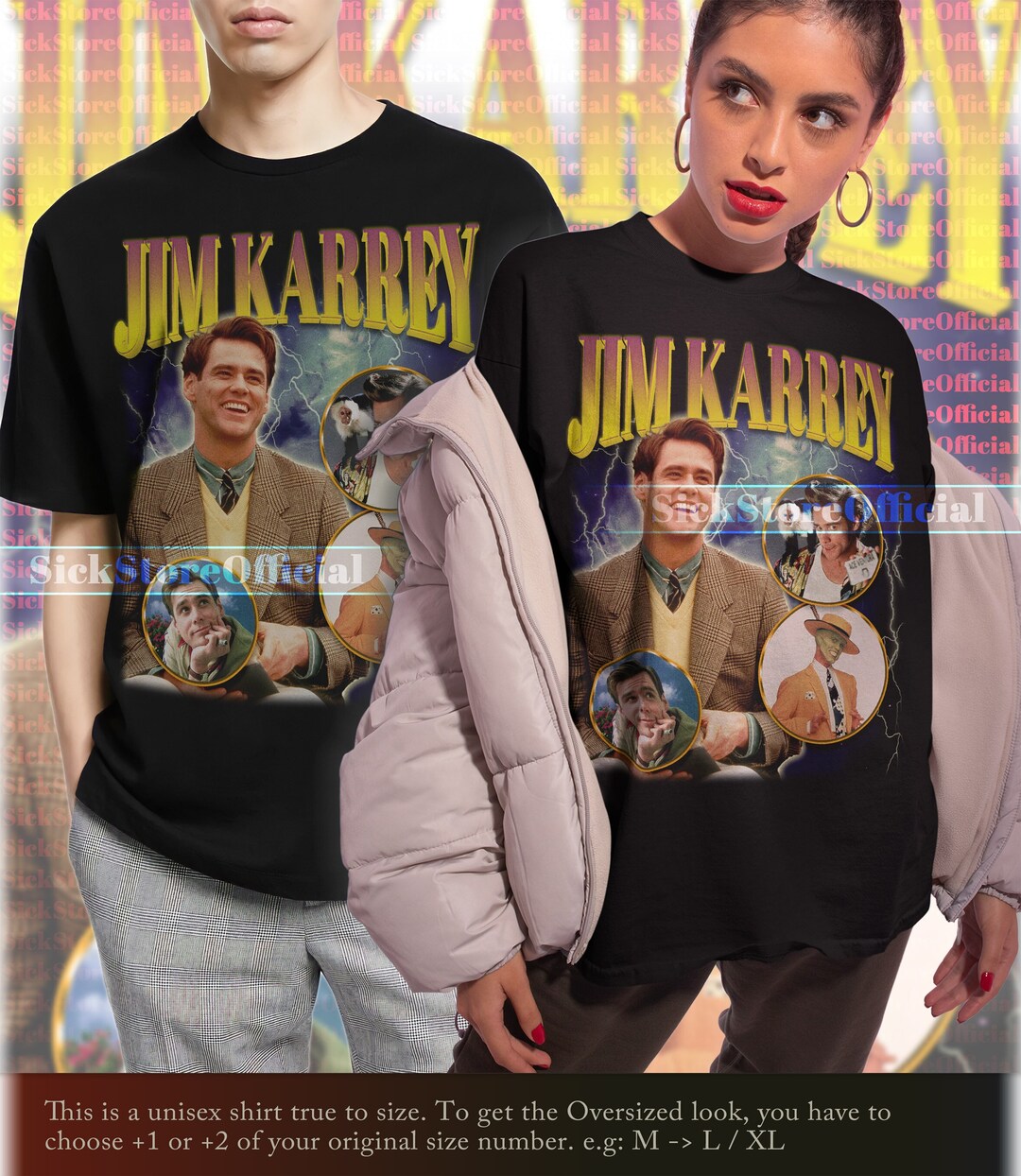 Jim Carrey Comedian Shirt JIM CARREY Shirt the Truman Show - Etsy