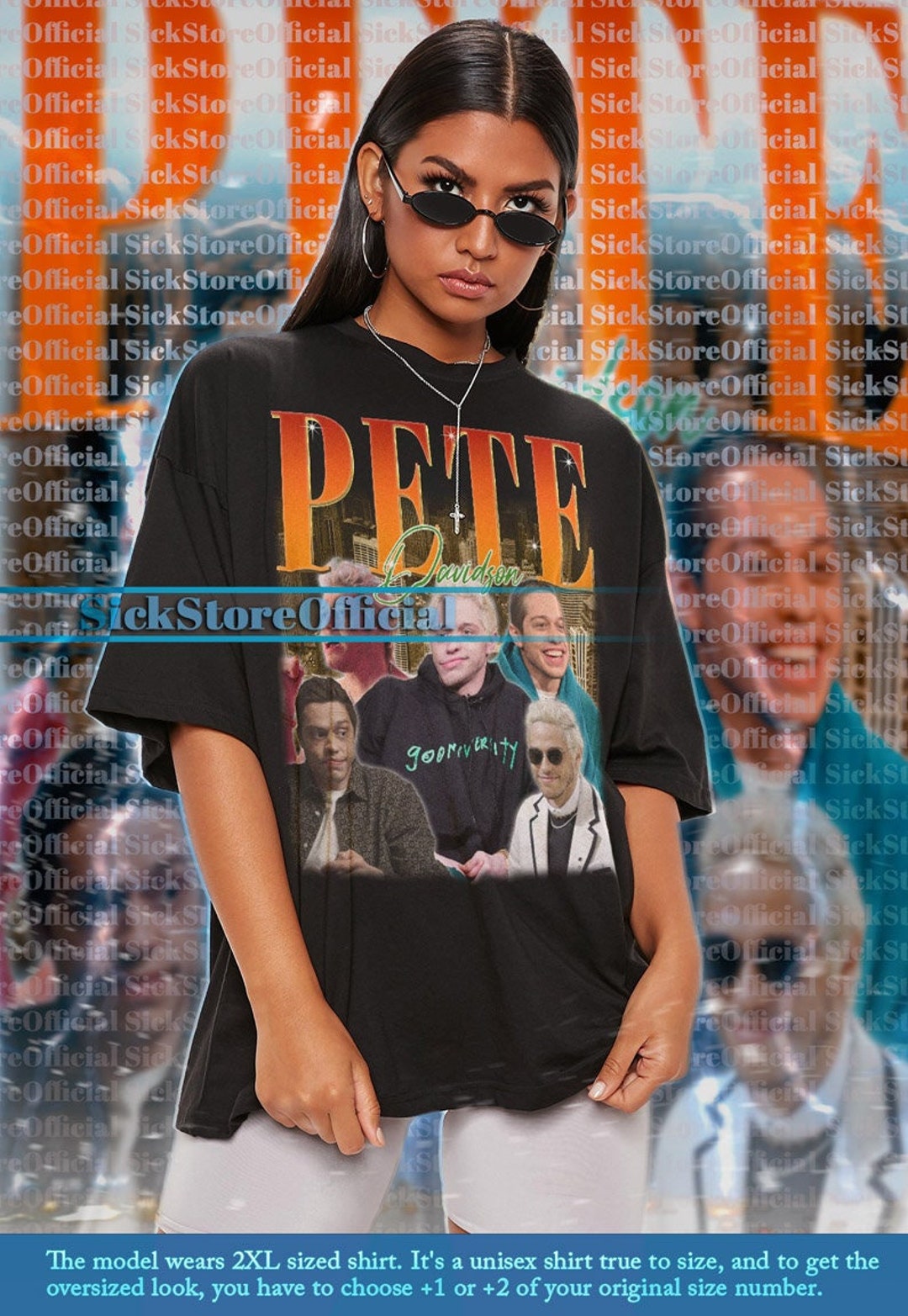 PETE DAVIDSON Vintage Shirt, Pete Davidson Homage Tshirt, Pete Davidson ...