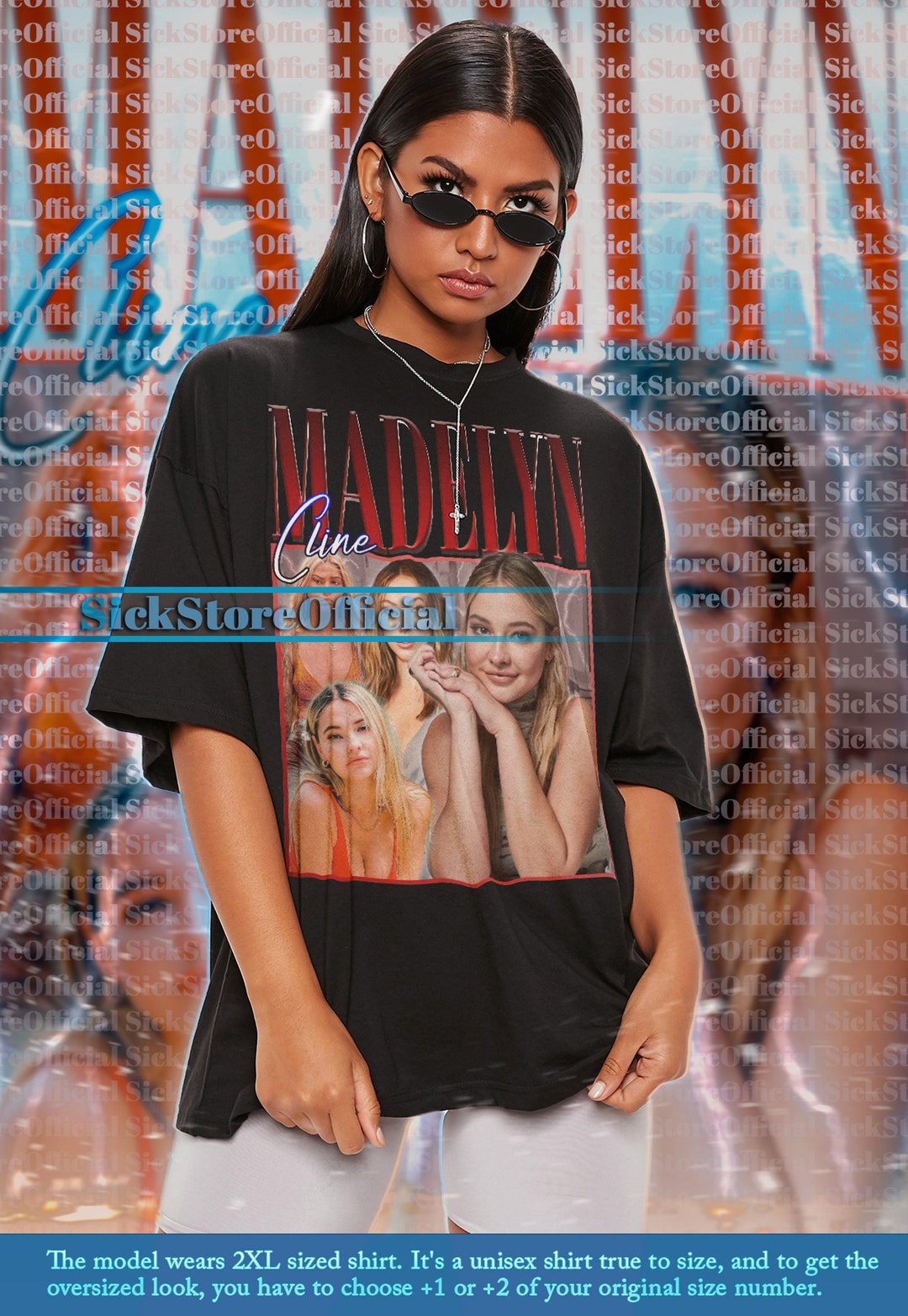 MADELYN CLINE Retro T-shirt - Madelyn Cline Homage Tees, Madelyn Cline ...