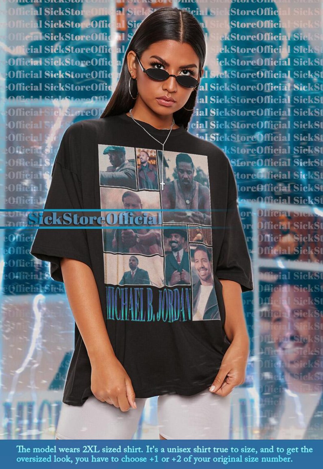 MICHAEL B JORDAN Shirt, Michael B Jordan Vintage Tshirt, Michael B ...