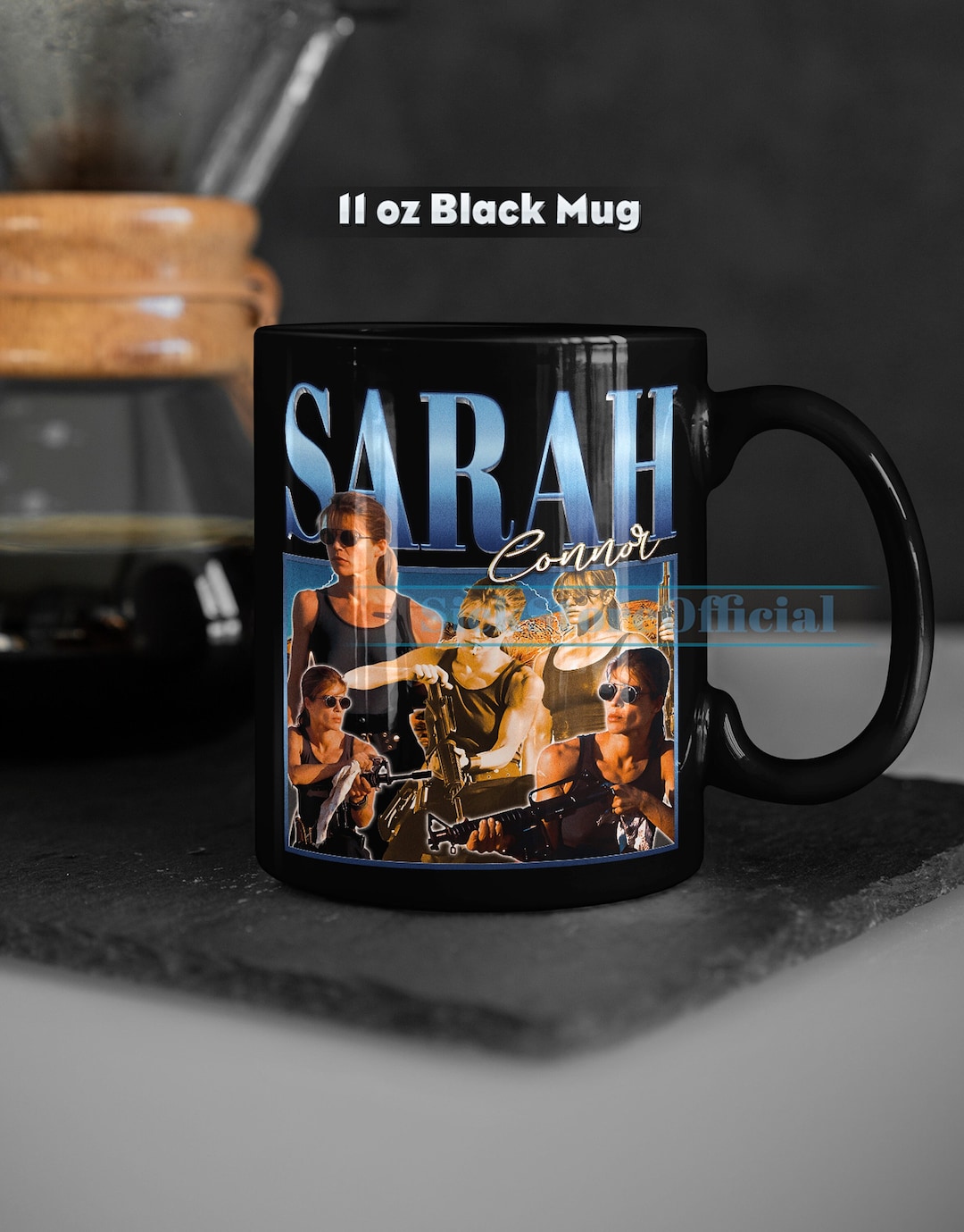 SARAH CONNOR Coffee Mug, Sarah Connor Tea Mug, Sarah Connor Drinkware ...