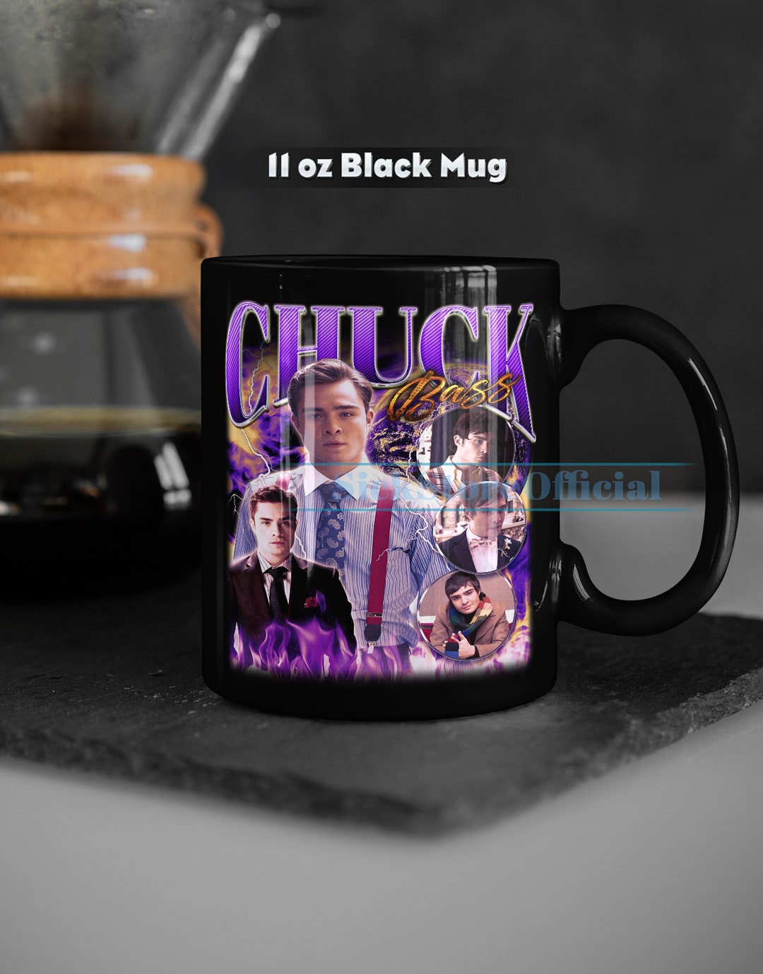CHUCK BASS Coffee Mug, Chuck Bass Tea Mug, Chuck Bass Drinkware, Chuck ...