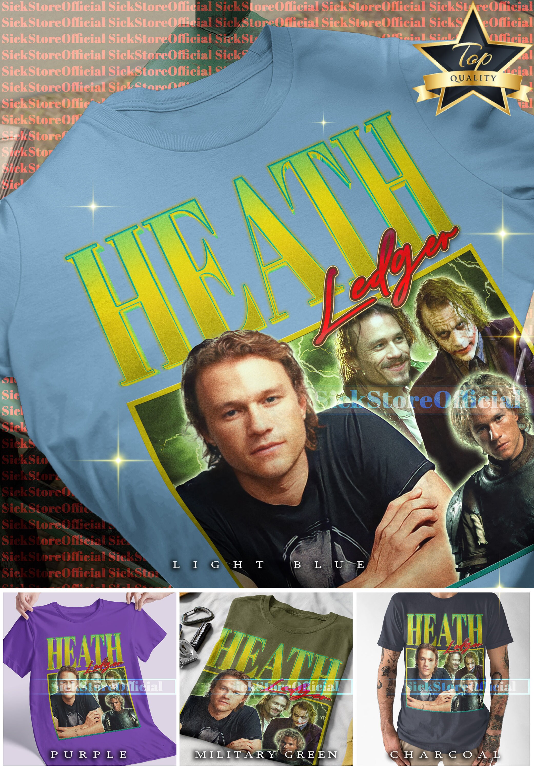 HEATH LEDGER Shirt A Knights Tale Heath Ledger Sweater - Etsy