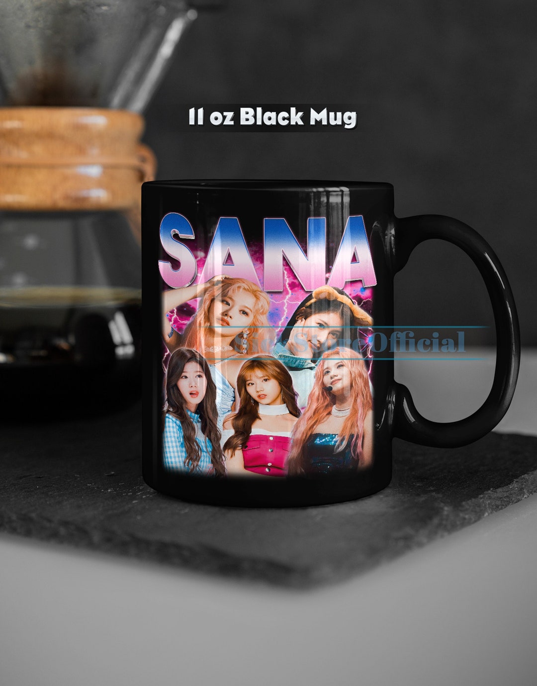 SANA TWICE Group Girl Band Coffee Mug, Sana Twice Tea Mug, Sana Twice ...