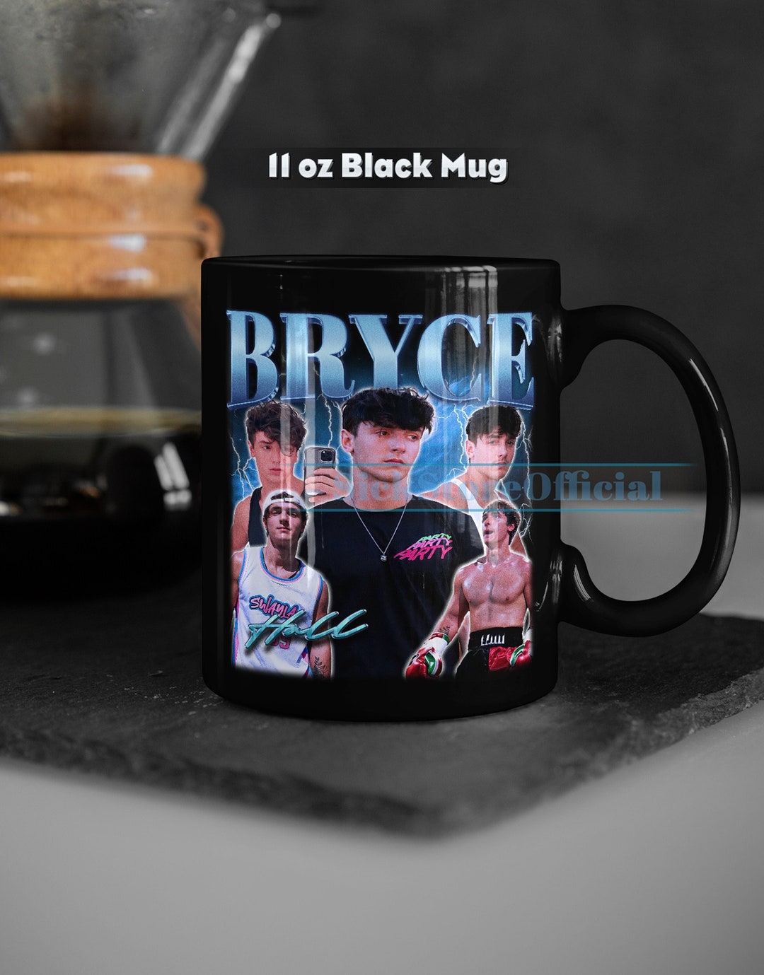 BRYCE HALL Coffee Mug, Bryce Hall Tea Mug, Bryce Hall Drinkware, Bryce ...