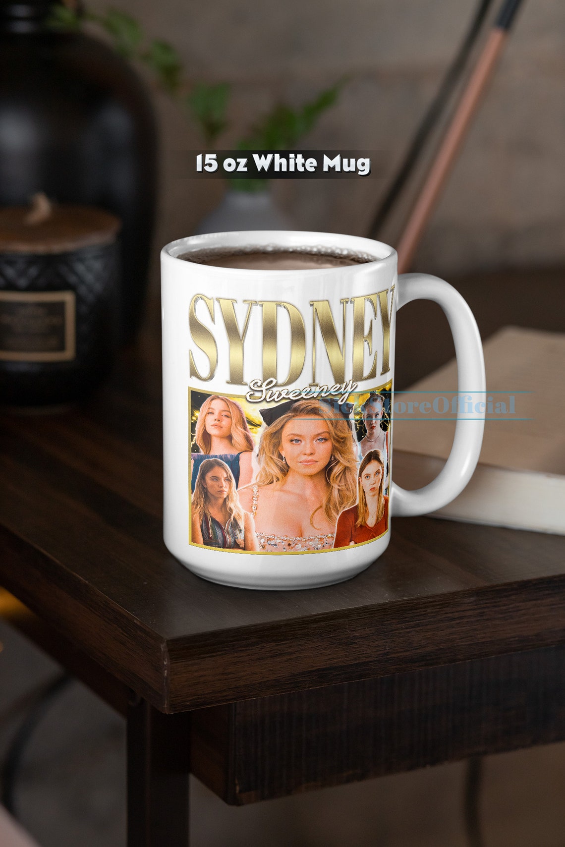 SYDNEY SWEENEY Coffee Mug, Sydney Sweeney Tea Mug, Sydney Sweeney ...