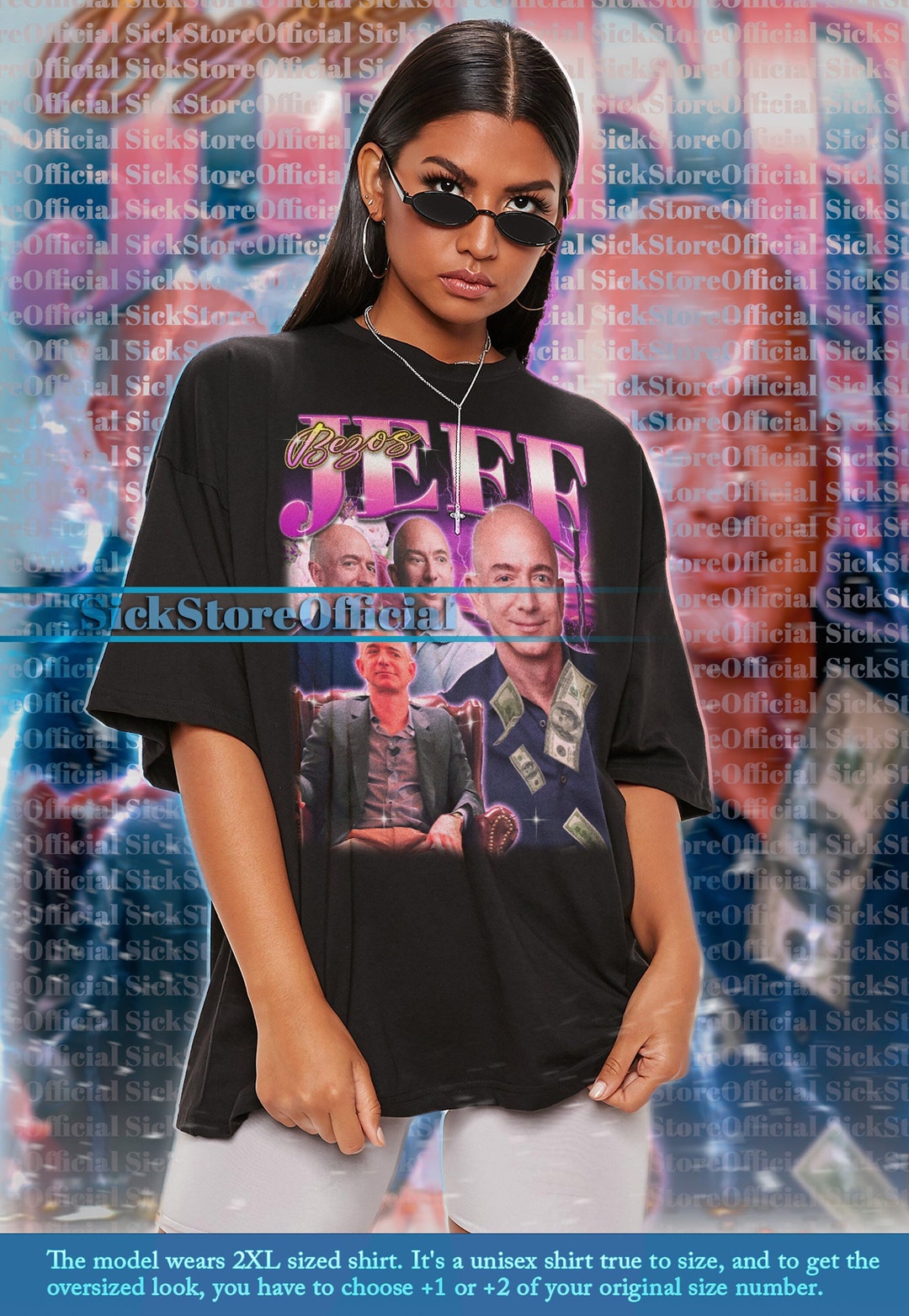 JEFF BEZOS Shirt, Jeff Bezos Laughing Shirt, Jeff Bezos Homage Shirt ...