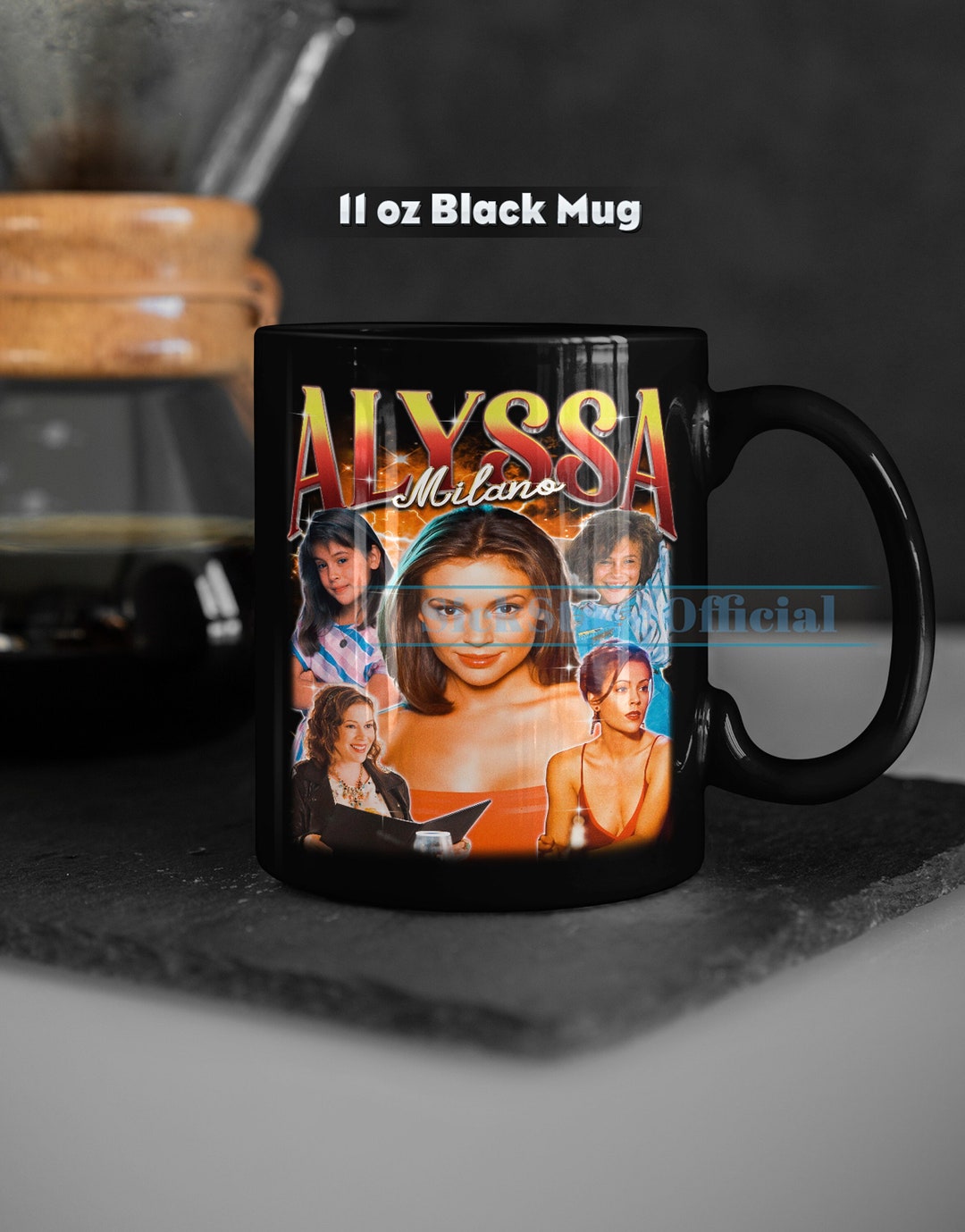 ALYSSA MILANO Coffee Mug, Alyssa Milano Tea Mug, Alyssa Milano ...