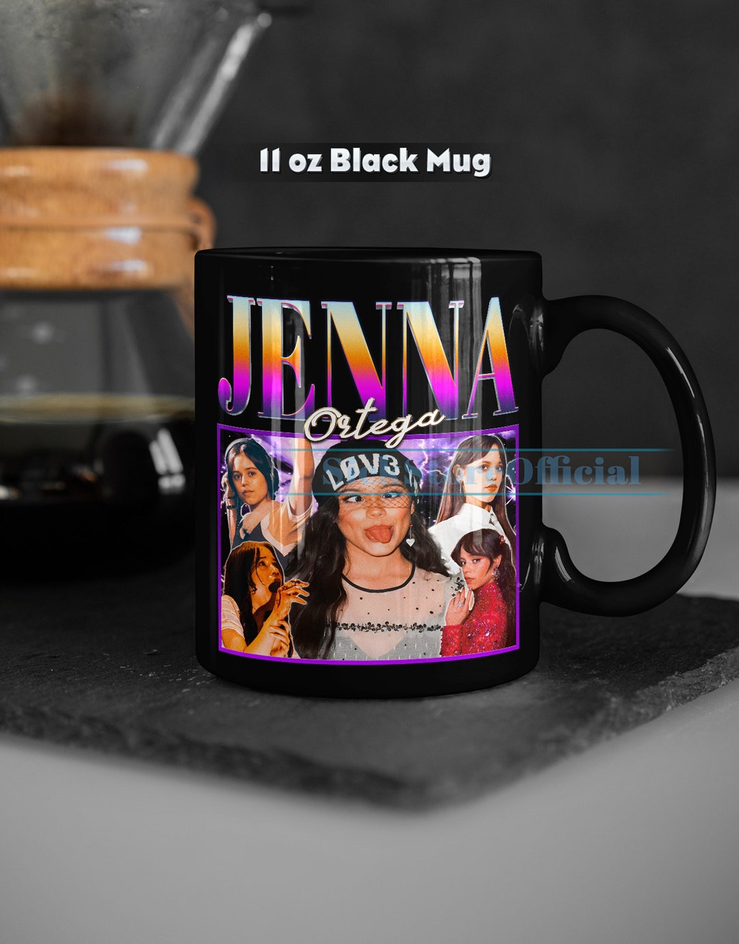 JENNA ORTEGA Coffee Mug, Jenna Ortega Tea Mug, Jenna Ortega Drinkware ...