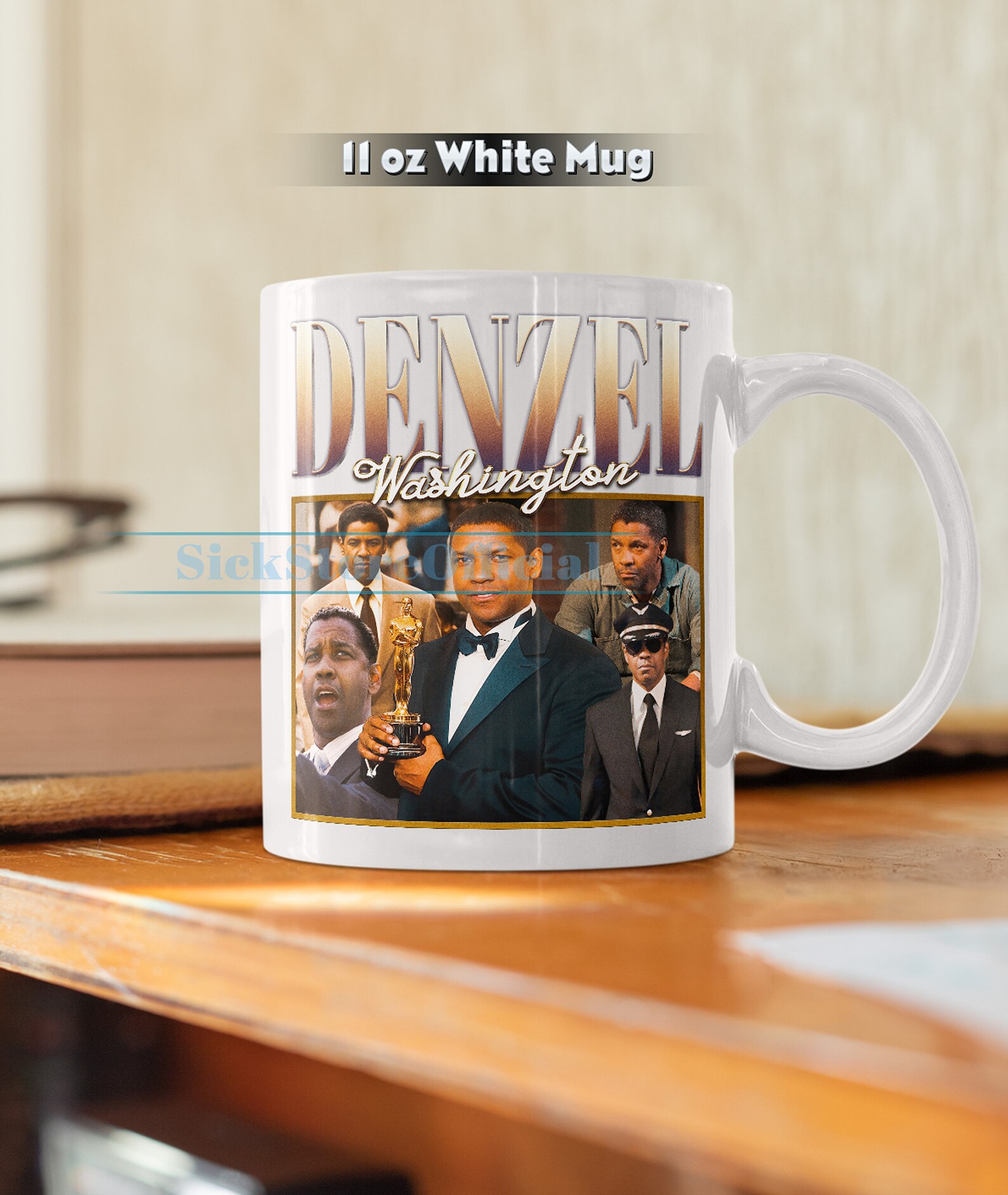 DENZEL WASHINGTON Coffee Mug, Denzel Washington Tea Mug, Denzel ...
