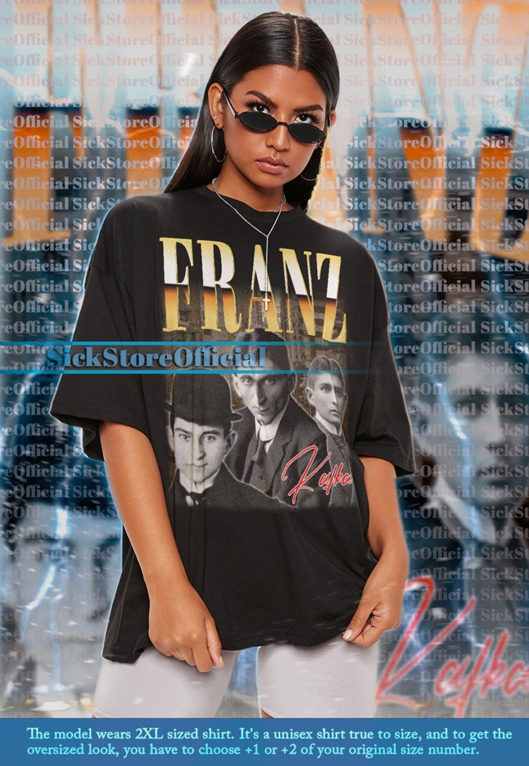 FRANZ KAFKA Vintage Shirt, Franz Kafka Homage Tshirt, Franz Kafka Fan ...