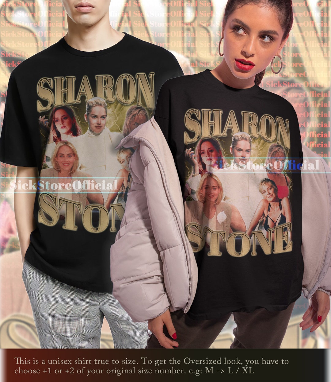 SHARON STONE Vintage Shirt Sharon Stone Homage Tshirt Sharon - Etsy