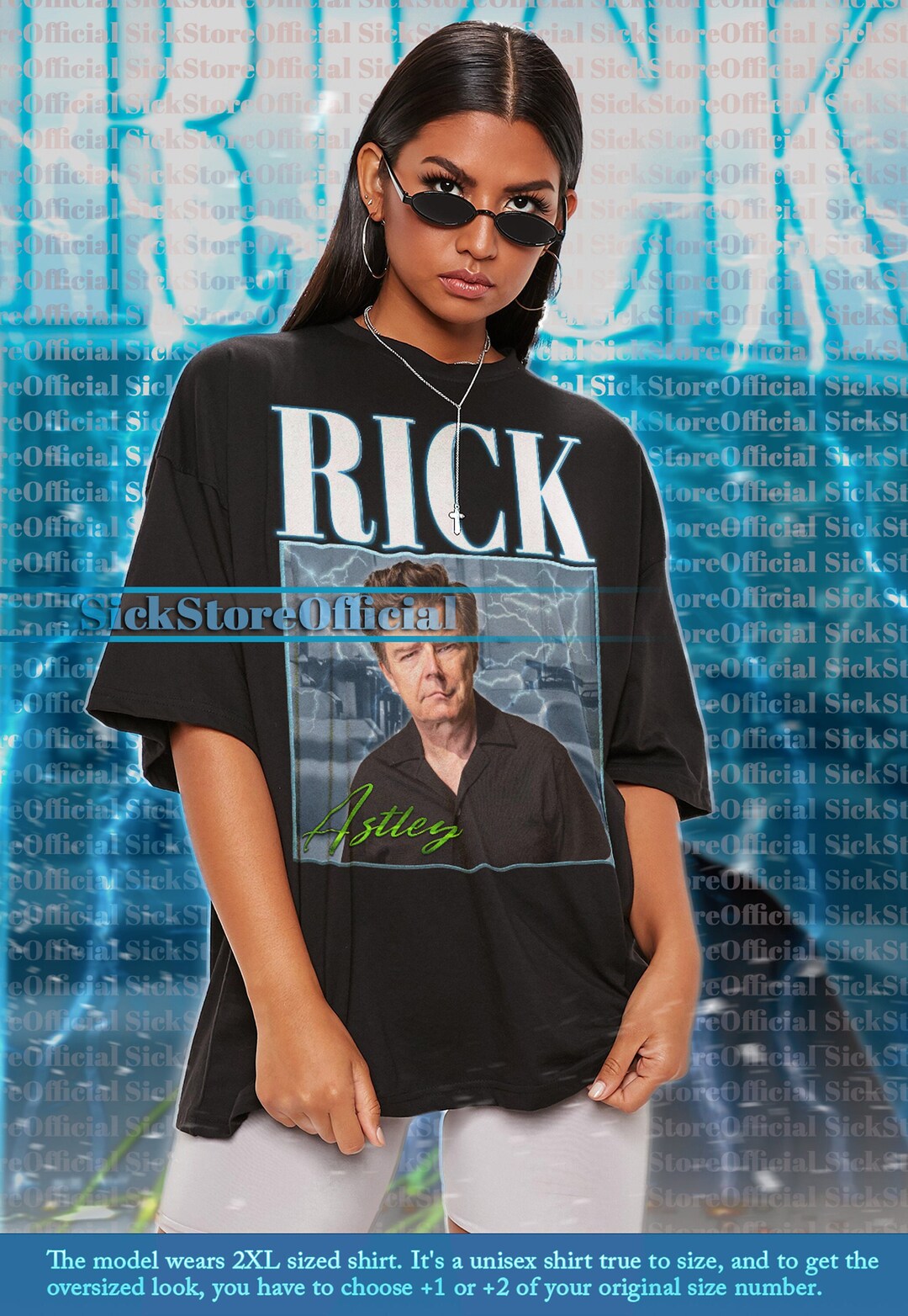 RICK ASTLEY Vintage Shirt, Rick Astley Homage Tshirt, Rick Astley Fan ...