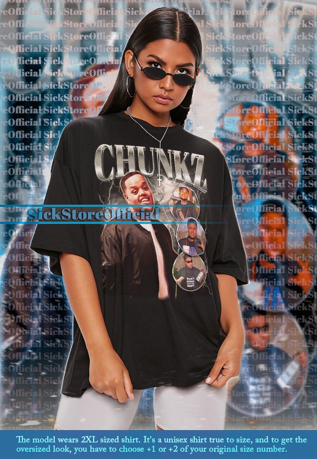CHUNKZ Vintage Shirt, Chunkz Homage Tshirt, Chunkz Fan Tees, Chunkz ...