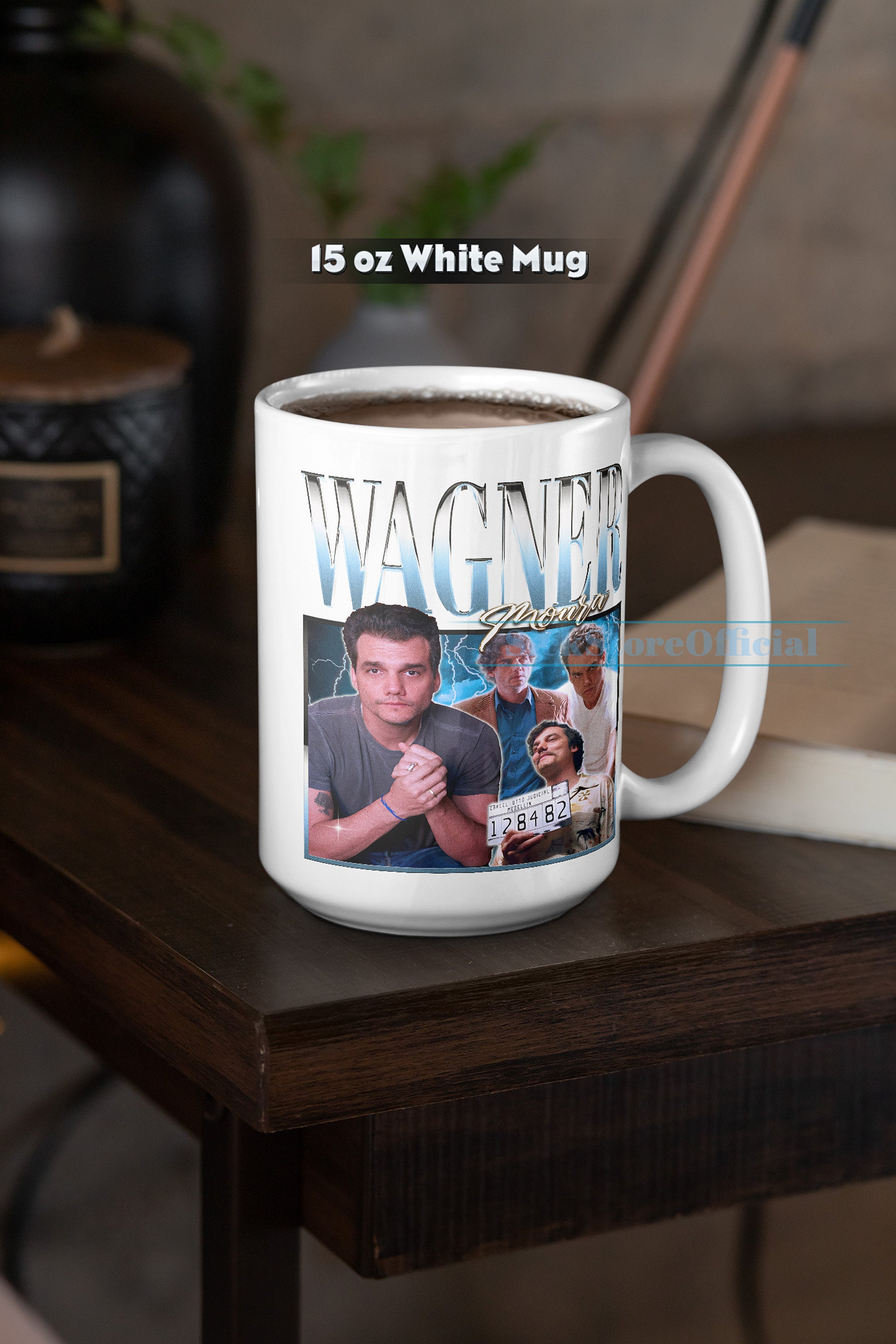 WAGNER MOURA Coffee Mug, Wagner Moura Tea Mug, Wagner Moura Drinkware ...