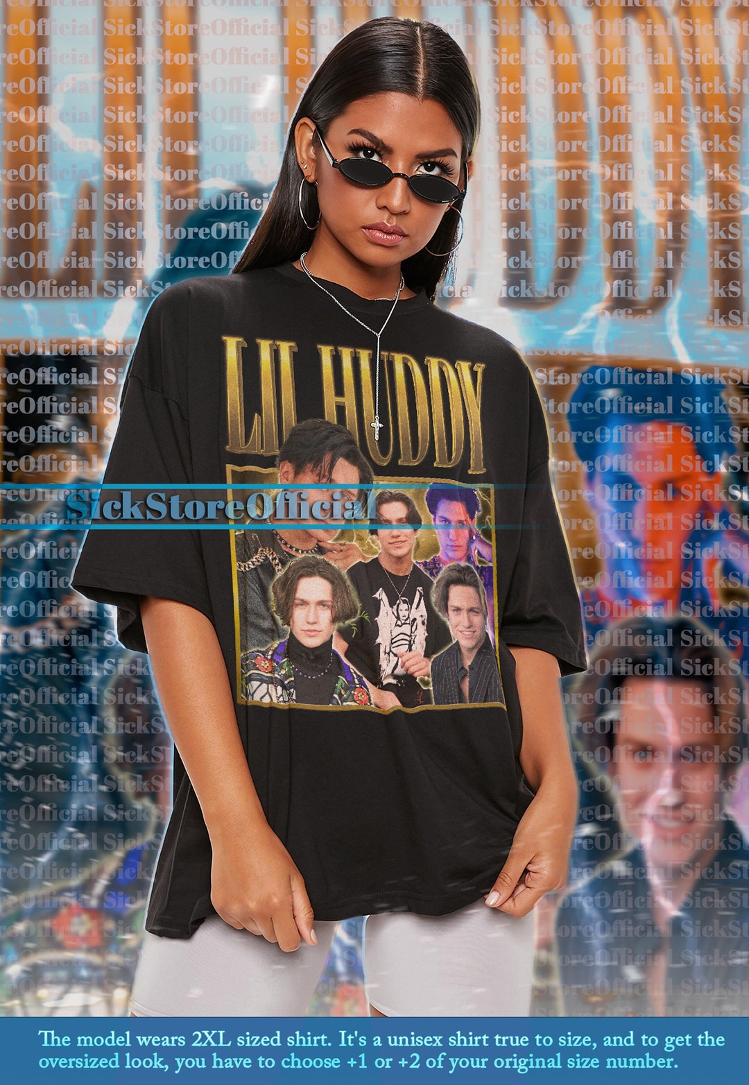 LIL HUDDY Vintage Shirt, Lil Huddy Homage Tshirt, Lil Huddy Fan Tees ...