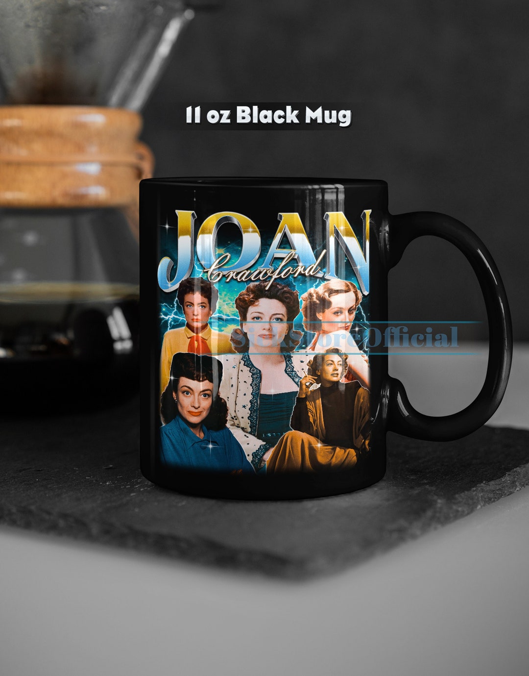 JOAN CRAWFORD Coffee Mug, Joan Crawford Tea Mug, Joan Crawford ...