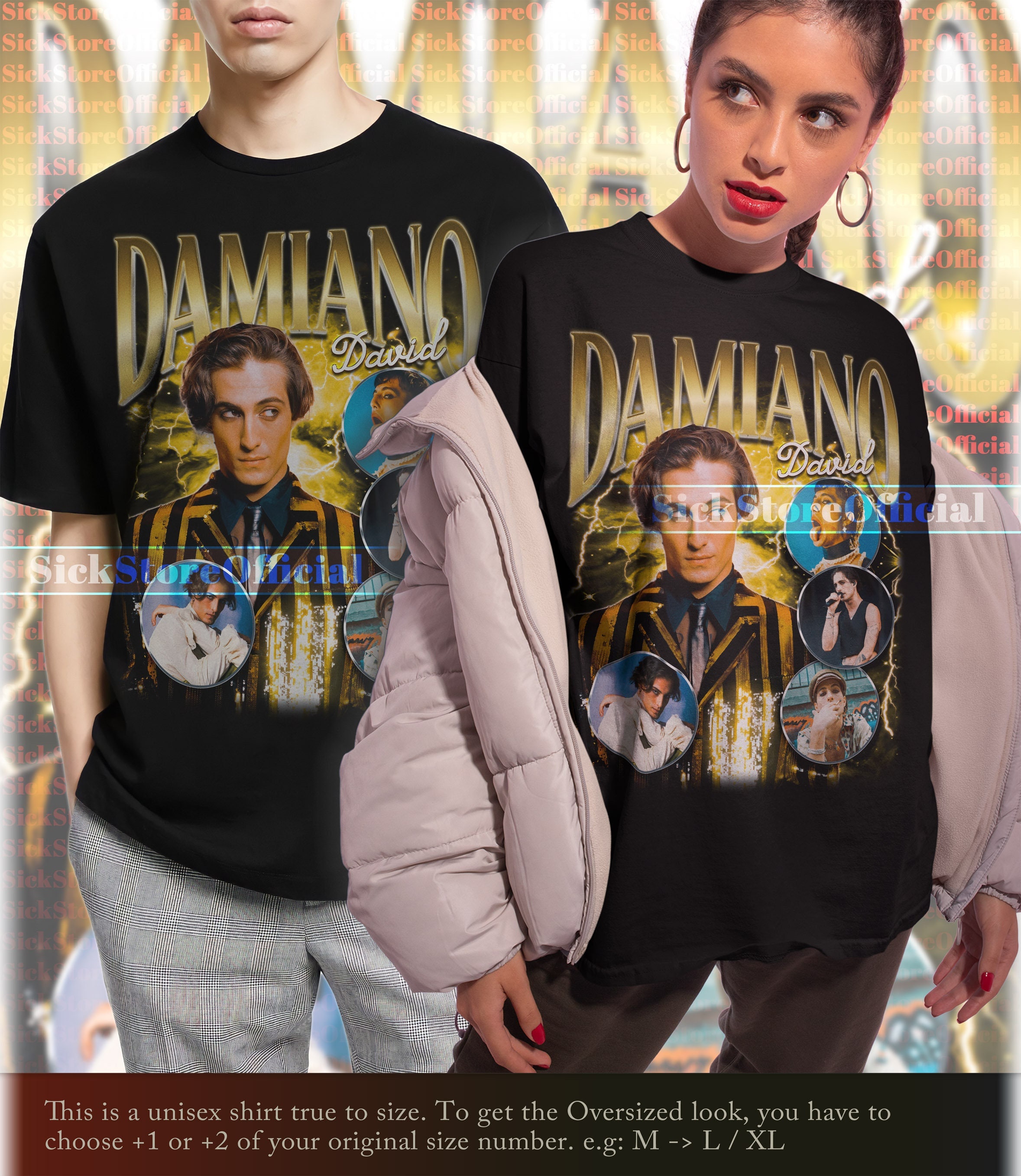 DAMIANO DAVID Vintage Shirt Damiano David Homage Tshirt - Etsy