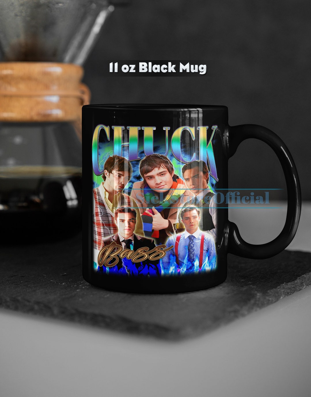 CHUCK BASS Coffee Mug, Chuck Bass Tea Mug, Chuck Bass Drinkware, Chuck ...