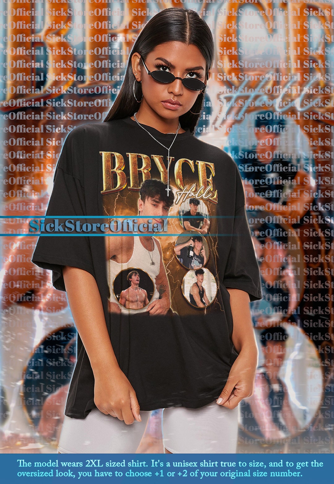 BRYCE HALL Vintage Shirt, Bryce Hall Homage Tshirt, Bryce Hall Fan Tees ...