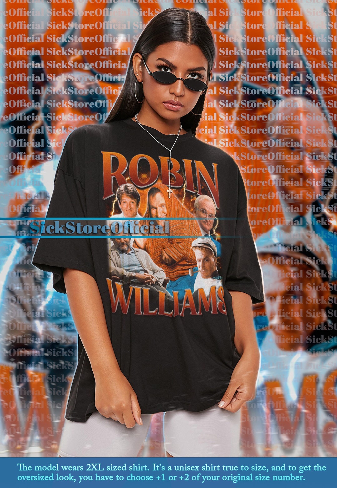 ROBIN WILLIAMS Vintage Shirt, Robin Williams Homage Tshirt, Robin ...